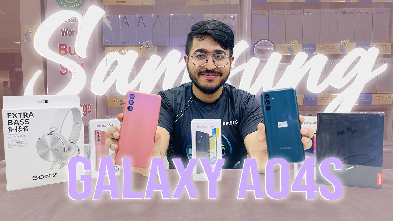 Galaxy A04s Full Unboxing & Review | Accessories World Vlogs - YouTube