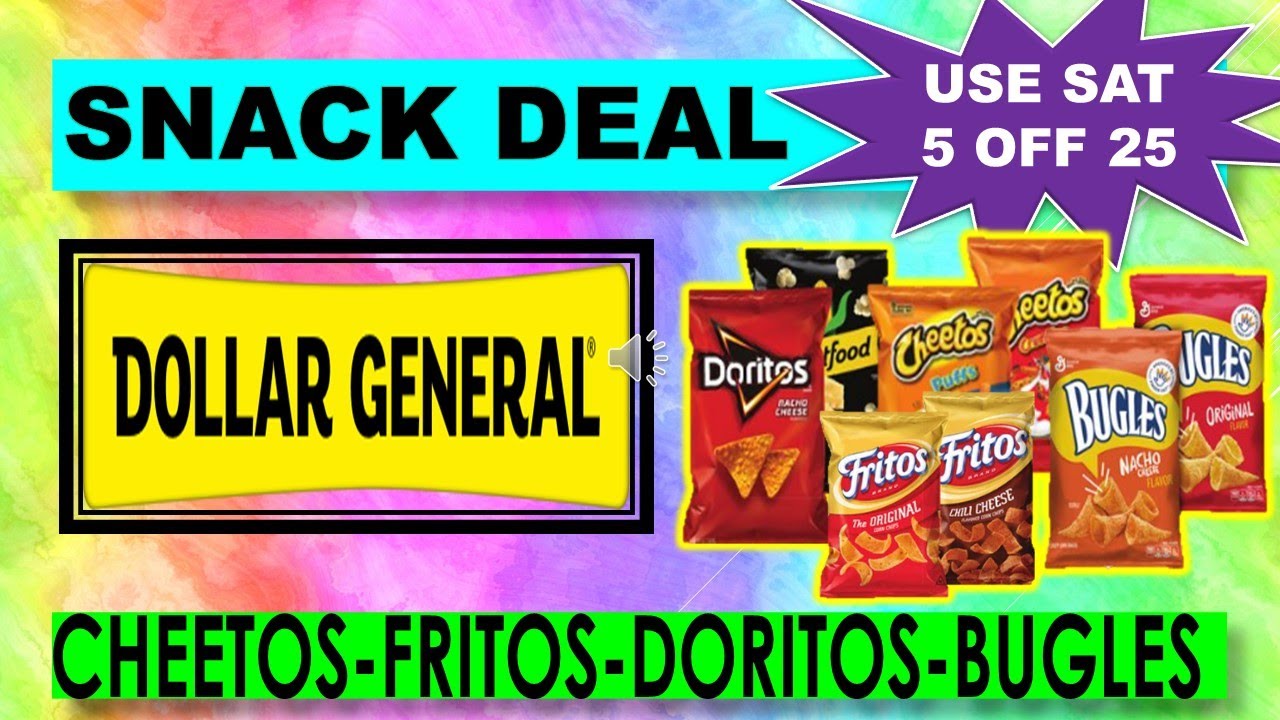 DOLLAR GENERAL SNACK DEAL 5/14/23 - 5/20/23 - YouTube