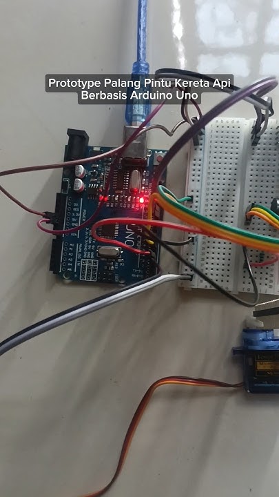 Prototype Palang Pintu Kereta Api Berbasis Arduino Uno #arduino #arduinoproject #coding # ...