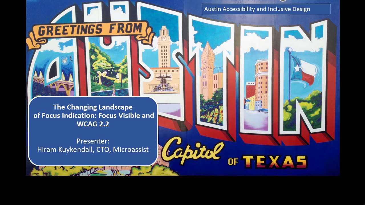 The Changing Landscape of Focus Indication: Focus Visible and WCAG 2.2 ...