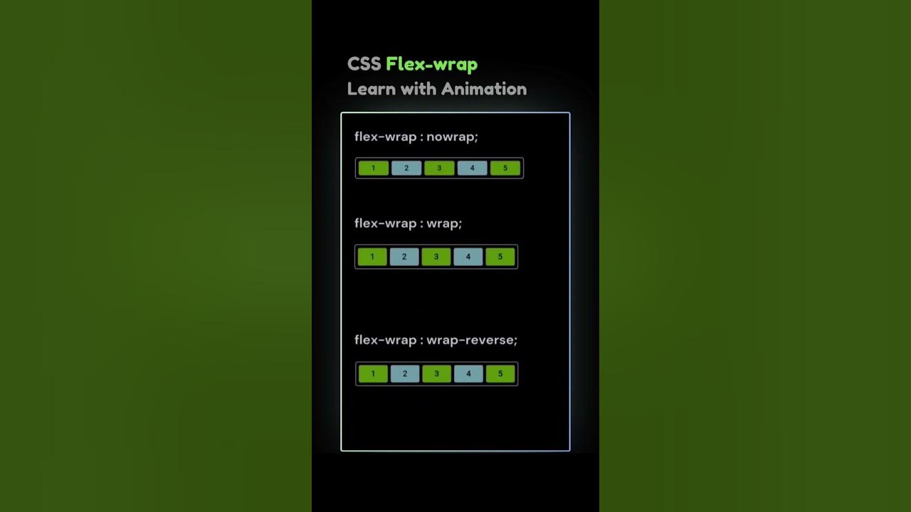 🎬 Learn CSS3 Flex-Wrap with Animation! 🔥 | Flexbox Made Easy! 💻🚀 #shorts #shortvideo #video #fyp ...
