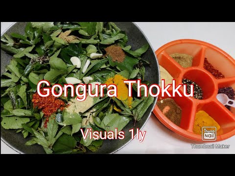 HOW TO DO GONGURA THOKKU? | TASTY & HEALTHY PULICHA KEERAI PICKLE ...