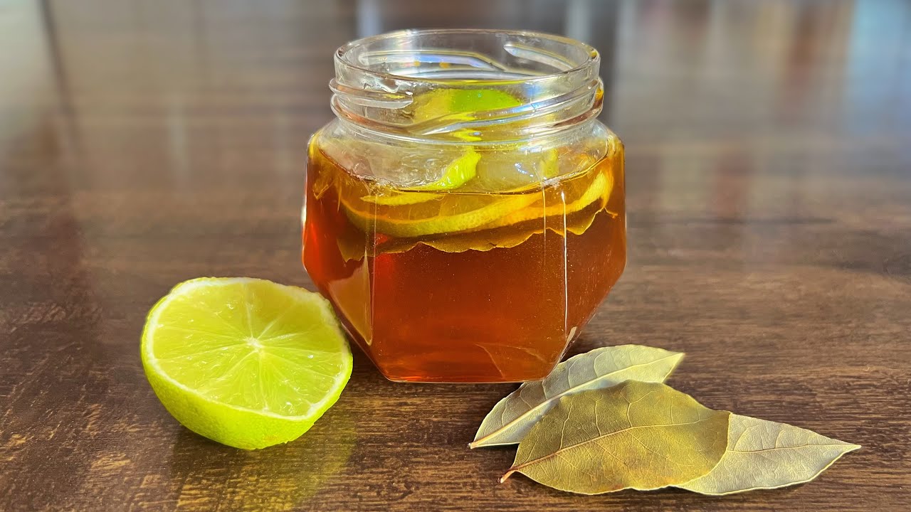 Xarope Caseiro de Folhas de Louro com Limão Para Eliminar a Tosse e ...