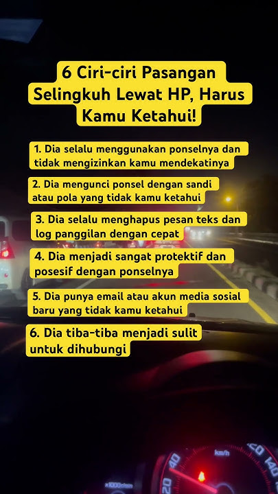 6 Ciri-ciri Pasangan Selingkuh Lewat Hp #statuswa #statuswhatsapp #statusvideos #short - YouTube