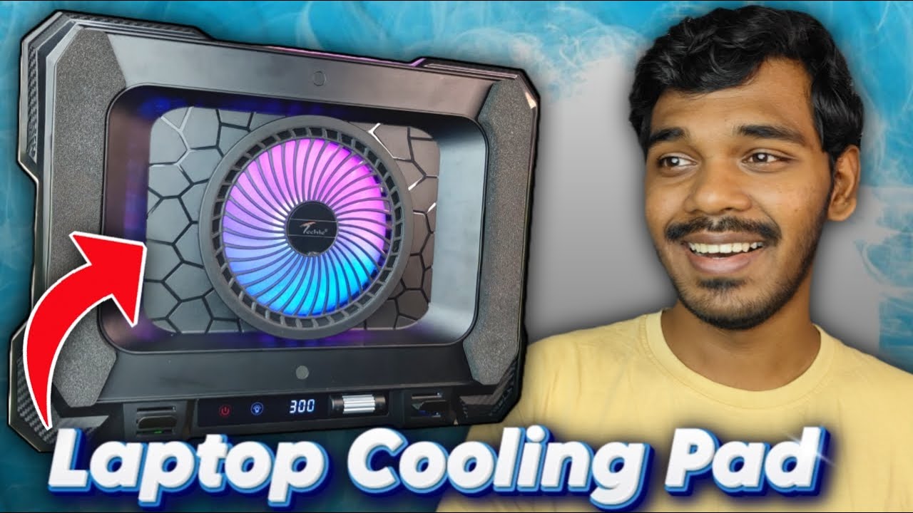 Techie Turbo Cooler Laptop Cooling Pad Review🔥 | AIT TAMIL - YouTube