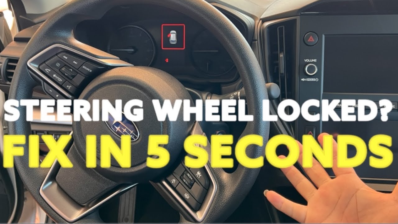 STEERING WHEEL LOCKED? FIX IN 5 SECONDS (Key Won’t Turn Hack) - YouTube