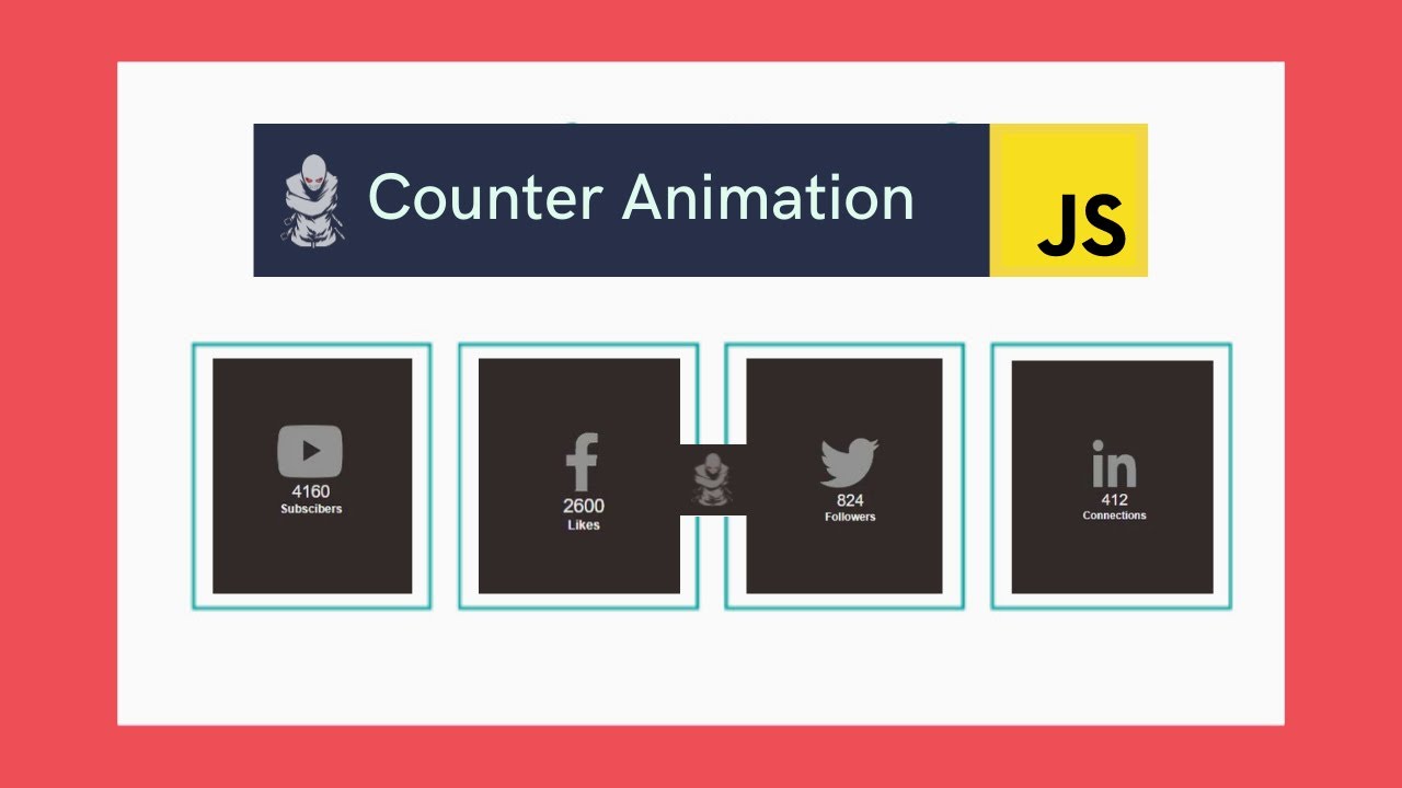 How To Create A Standard Animated Counter Using Html Css And Javascript Psycho Developer