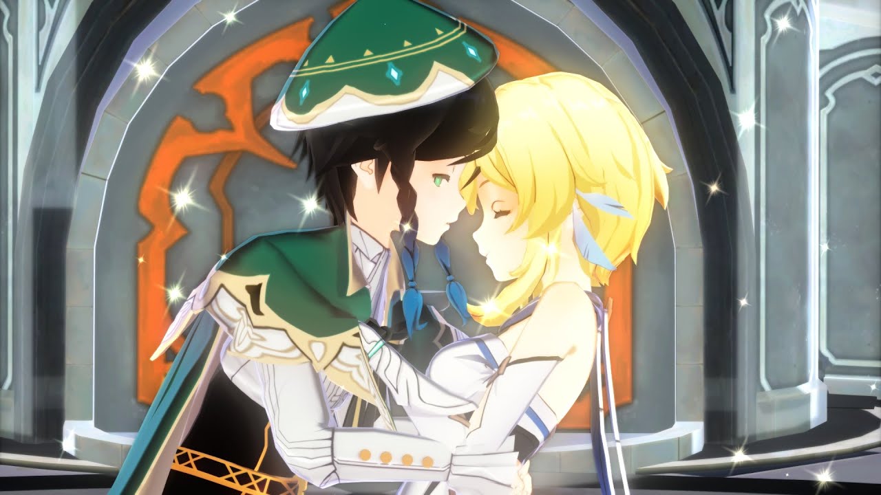 [MMD Genshin Impact] Dangerous Party Dance[危險派對] (Venti x Lumine) - YouTube