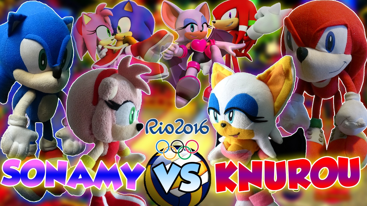 ABM: Sonic & Amy Vs Knuckles & Rouge VolleyBall Match Olympic Games ...