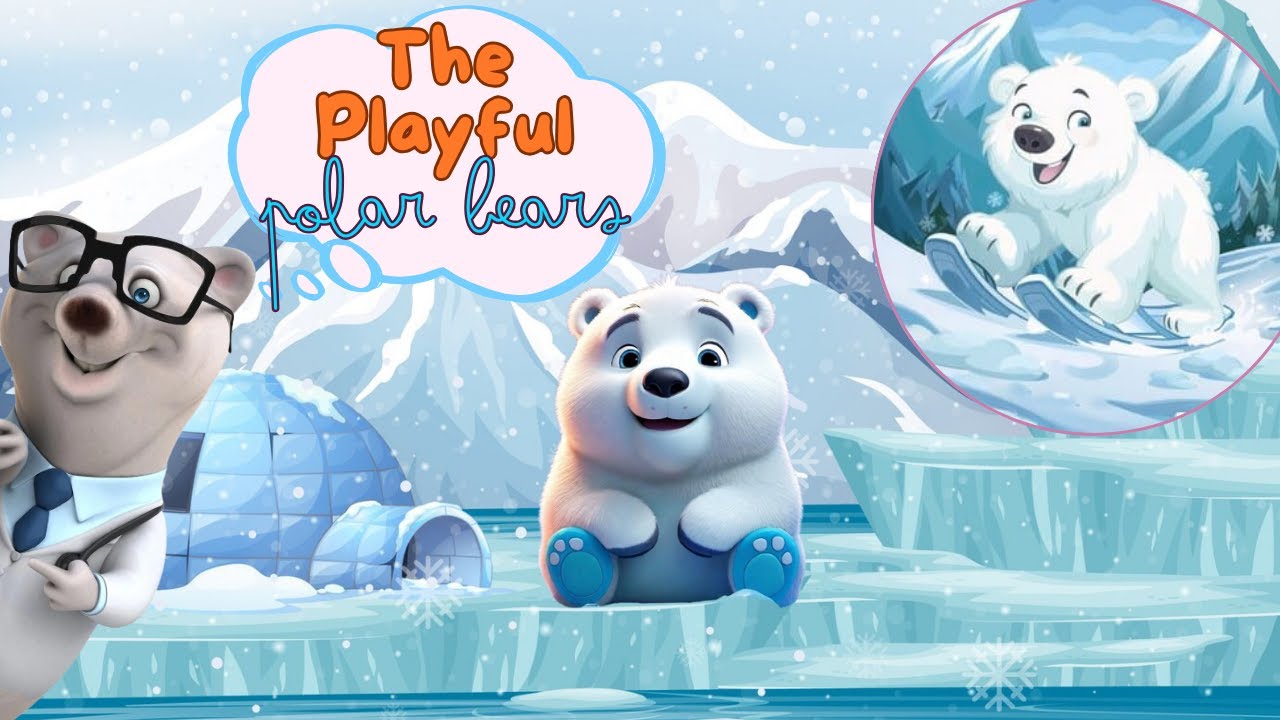 The Playful Polar Bears | Cartoon For Kids | KidGlobe Explorers - YouTube