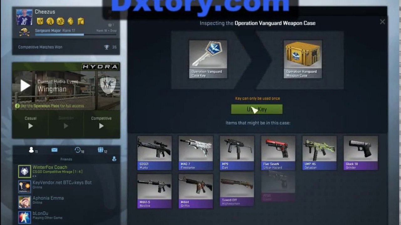 CS GO Operation Vanguard Case - YouTube