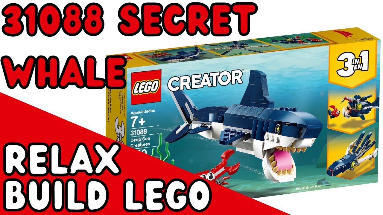 LEGO Build 31088 Secret Whale, Long Build ♫Classical♫ - YouTube