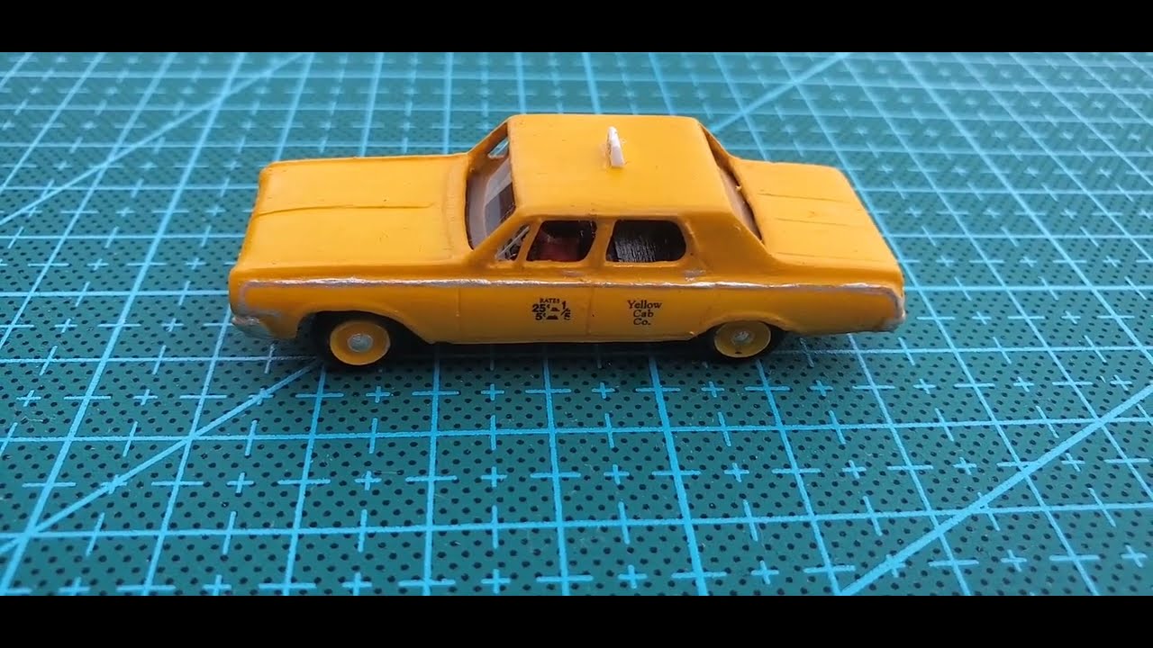 Ho Scale Sylvan Scale Models Taxi build - YouTube