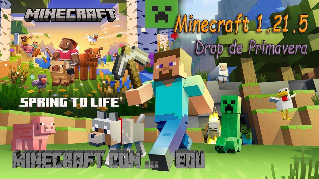 Spring to Life Minecraft 1.21.5 Update. Drop de Primavera - YouTube