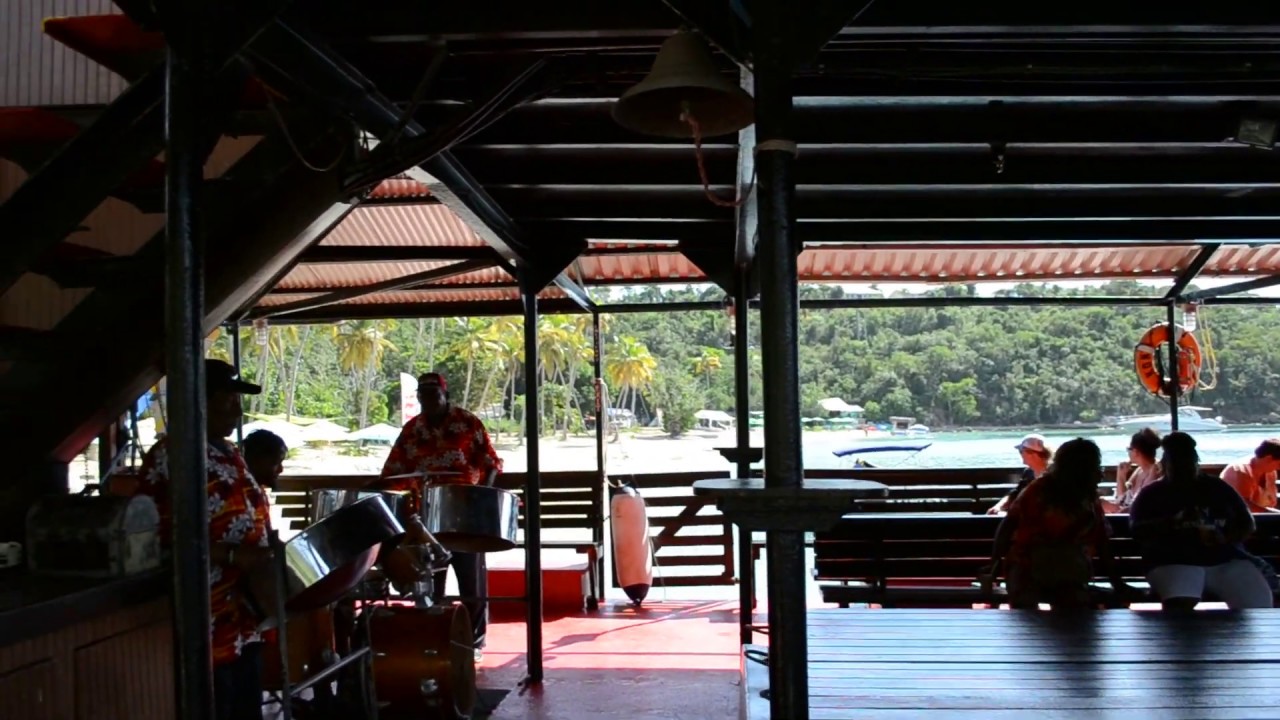 KON TIKI PARTY BOAT & HONEYMOON BEACH Water Island St Thomas - YouTube