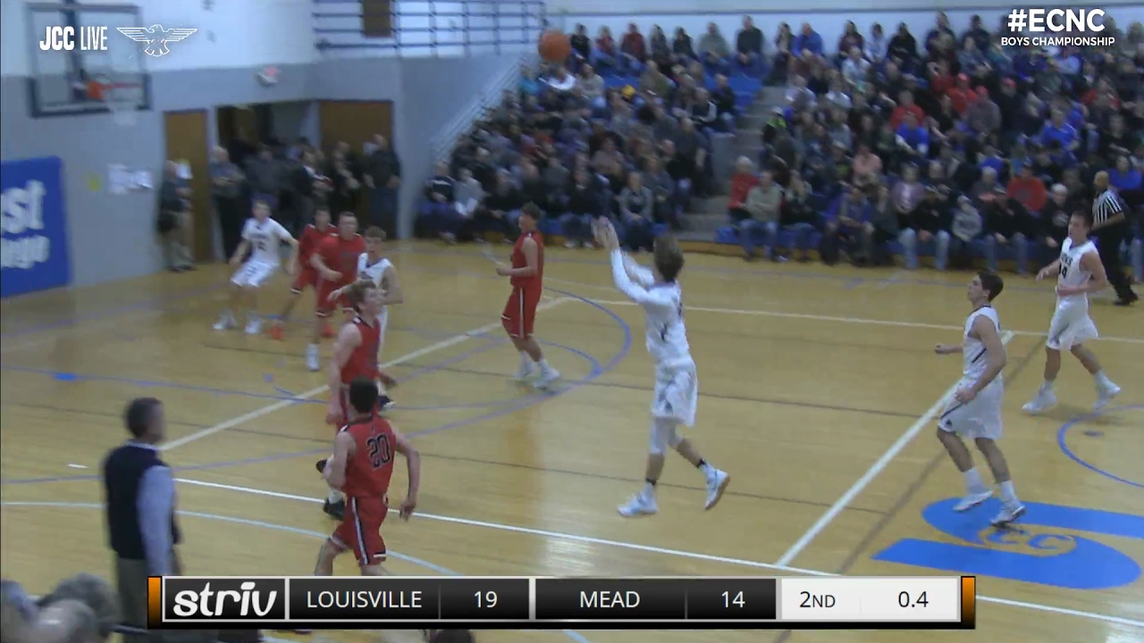 Louisville halftime buzzer beater - 2016-17 ECNC Boys Basketball ...