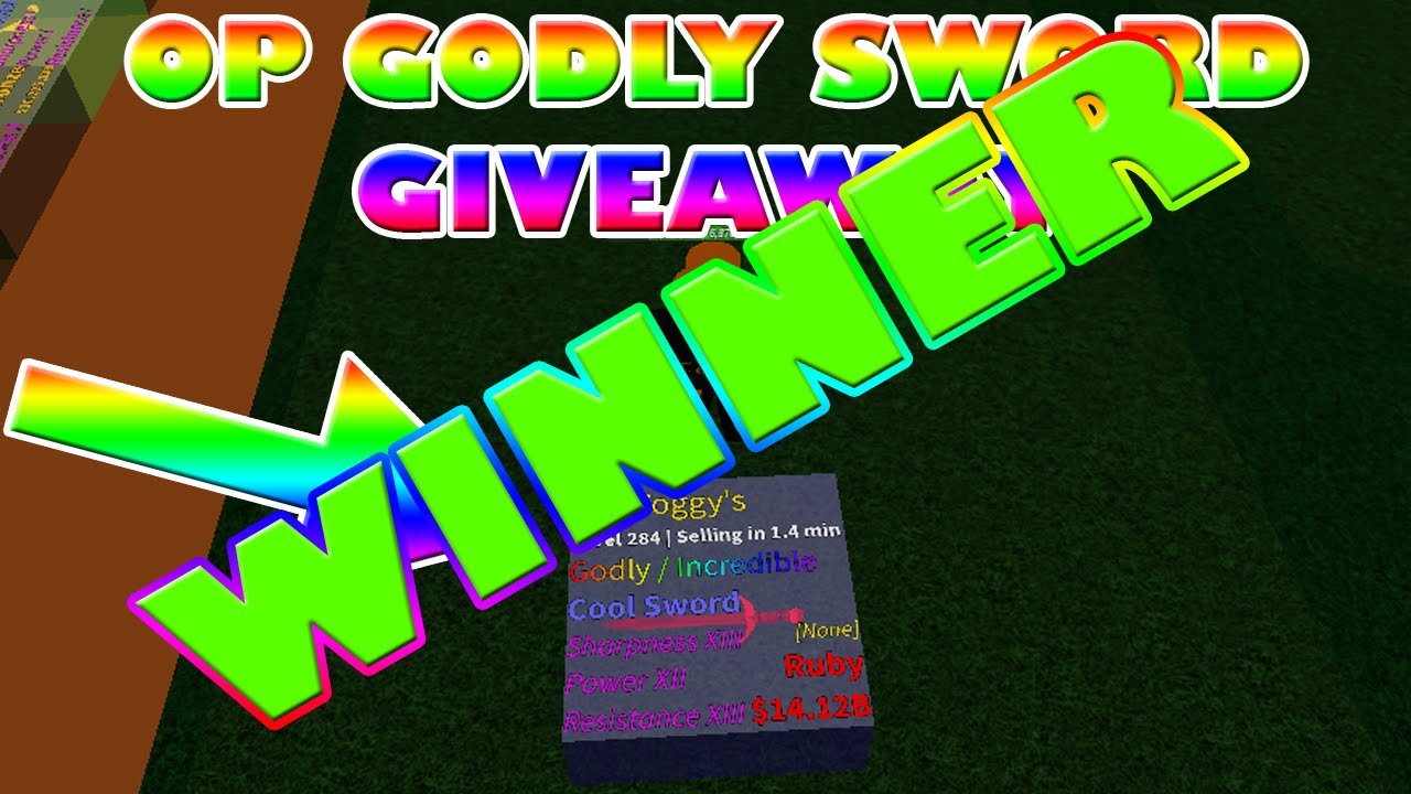 GODLY SWORD WINNER - Sword Factory - YouTube
