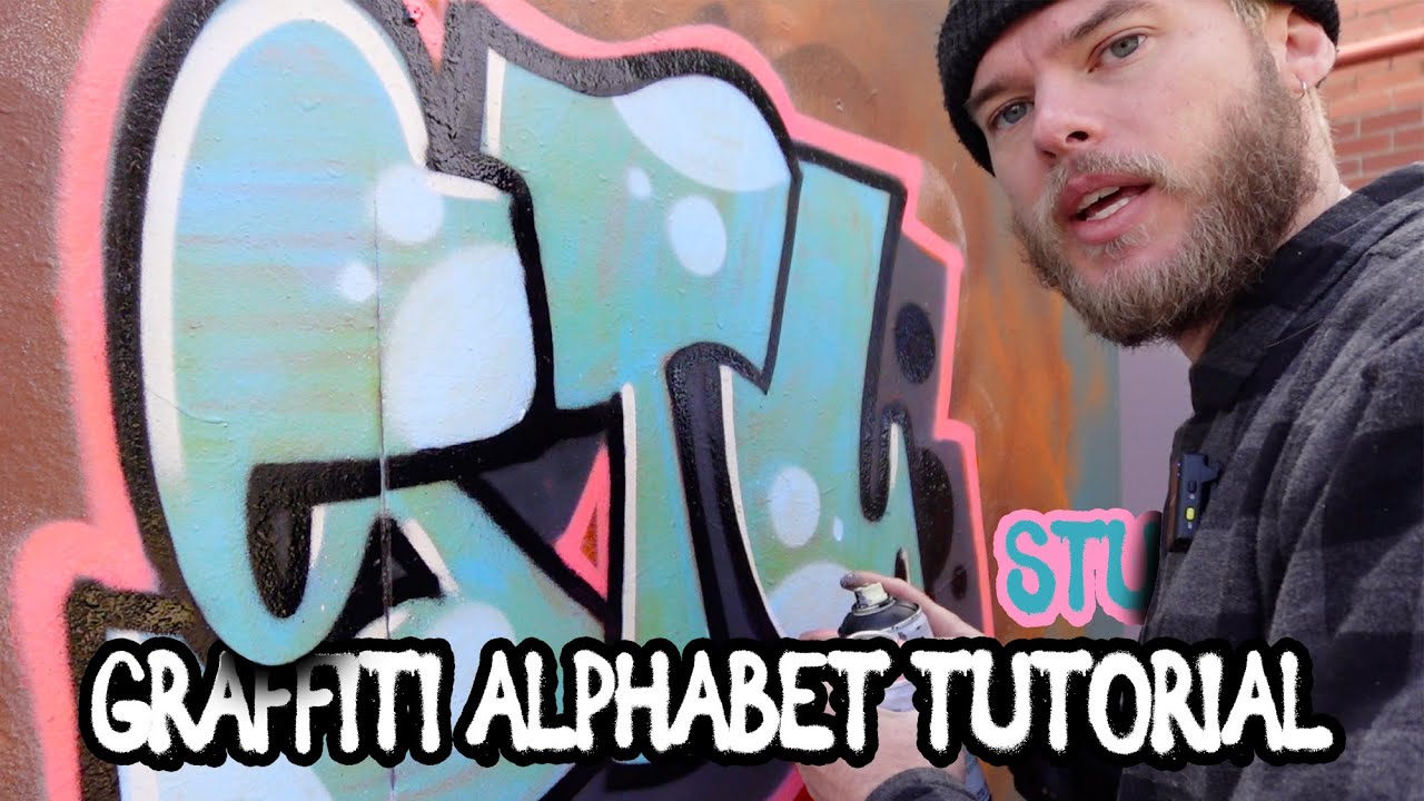 Graffiti Alphabet Tutorial for Beginners – Letters S, T, U (Step-by ...