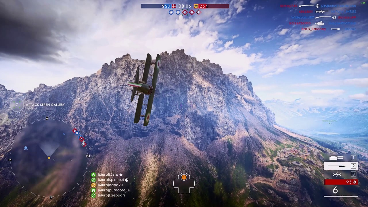 Battlefield 1: Monte grappa without AA´s (1440) - YouTube