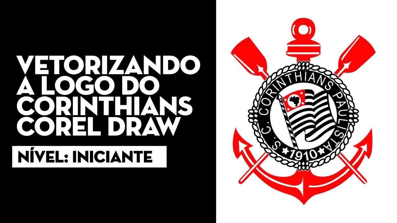 VETORIZANDO A LOGO DO CORINTHIANS // COREL SNAKE - YouTube