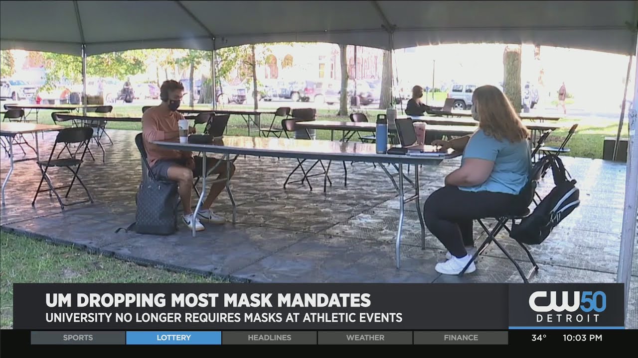 University Of Michigan Dropping Mask Policy For Most Indoor Spaces ...