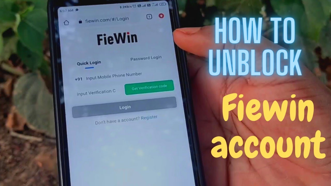 How to unblock FIEWIN account || Trick to unblock FIEWIN account ...
