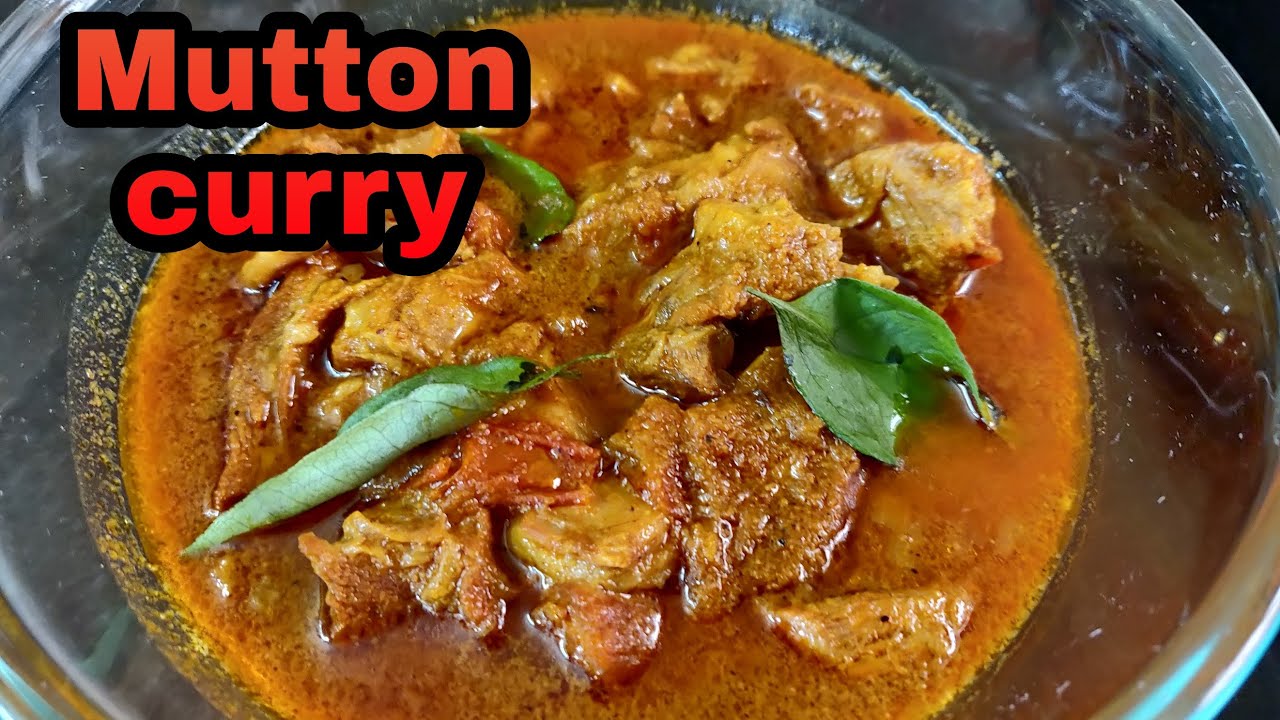 MUTTON CURRY | MUTTON KULAMBU RECIPE | IN PRESSURE COOKER EASY METHOD ...