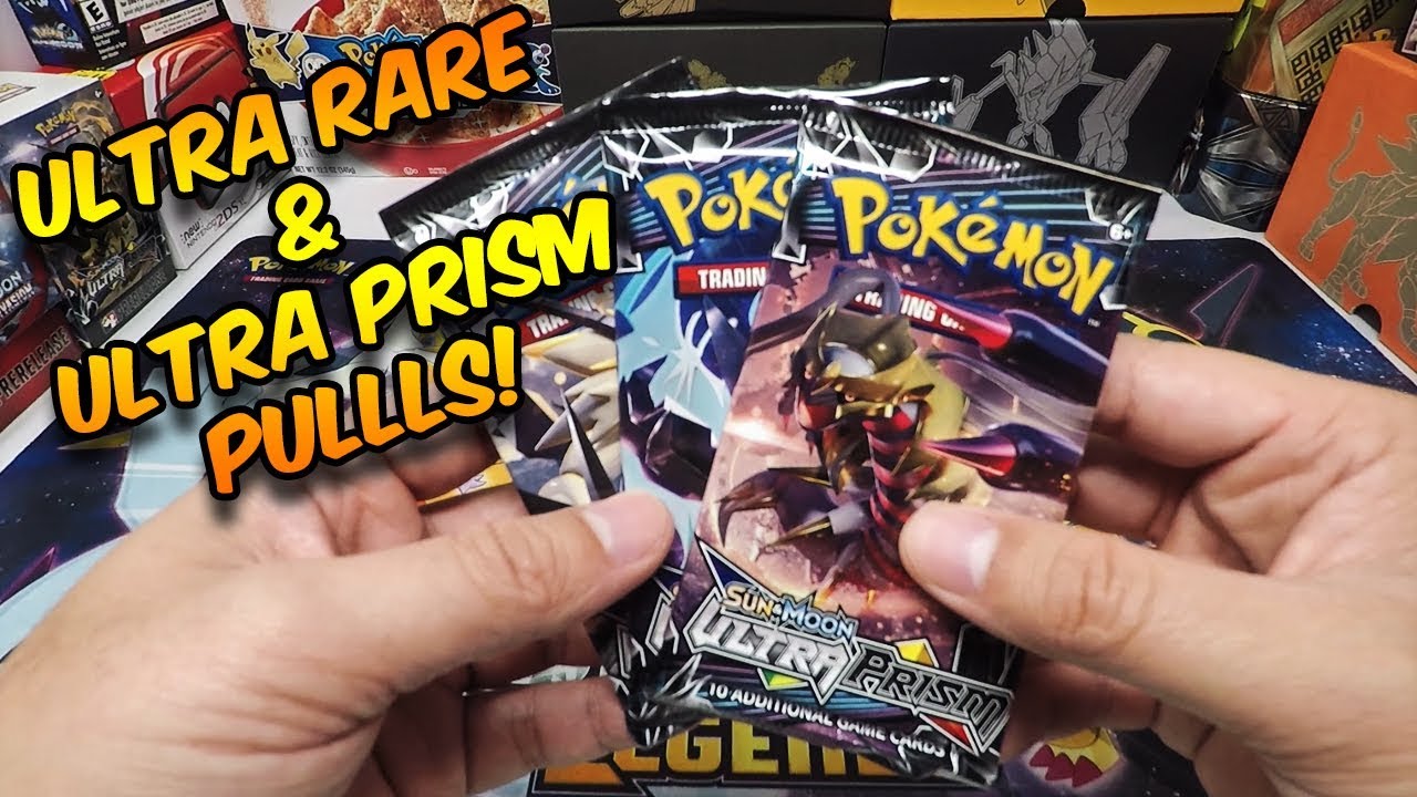 Ultra Rare & Ultra Prism pull from Ultra Prism booster packs - YouTube