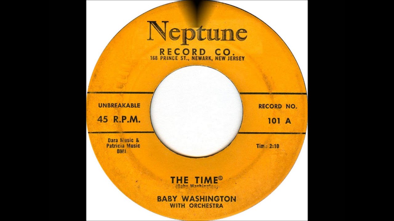 BABY WASHINGTON - THE TIME / YOU NEVER COULD BE MINE - NEPTUNE 101 ...