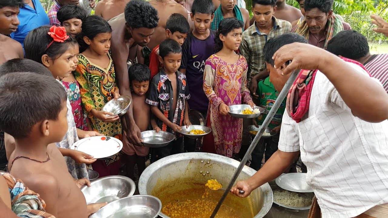 Cow Intestine Cooking By Villagers For Charity Work To Feed 150 ...