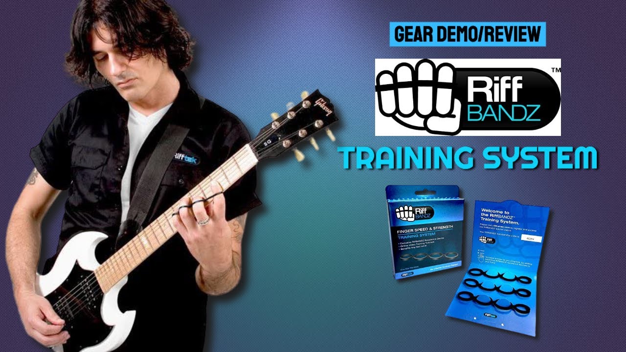 💪How to Improve Your Guitar Technique | Riff BANDZ Finger Training ...