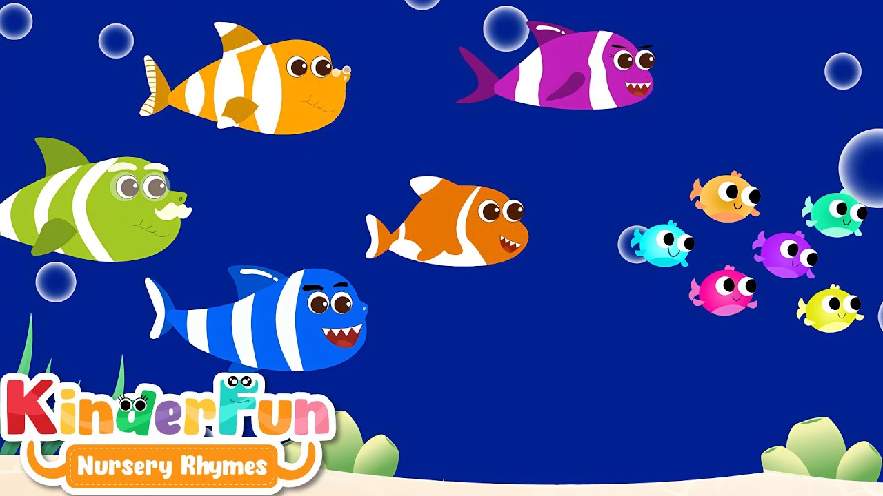 𝐊𝐢𝐝𝐬 𝐒𝐨𝐧𝐠𝐬 & 𝐍𝐮𝐫𝐬𝐞𝐫𝐲 𝐑𝐡𝐲𝐦𝐞𝐬| Baby Shark Family | Little Fish |Kinderfun ...