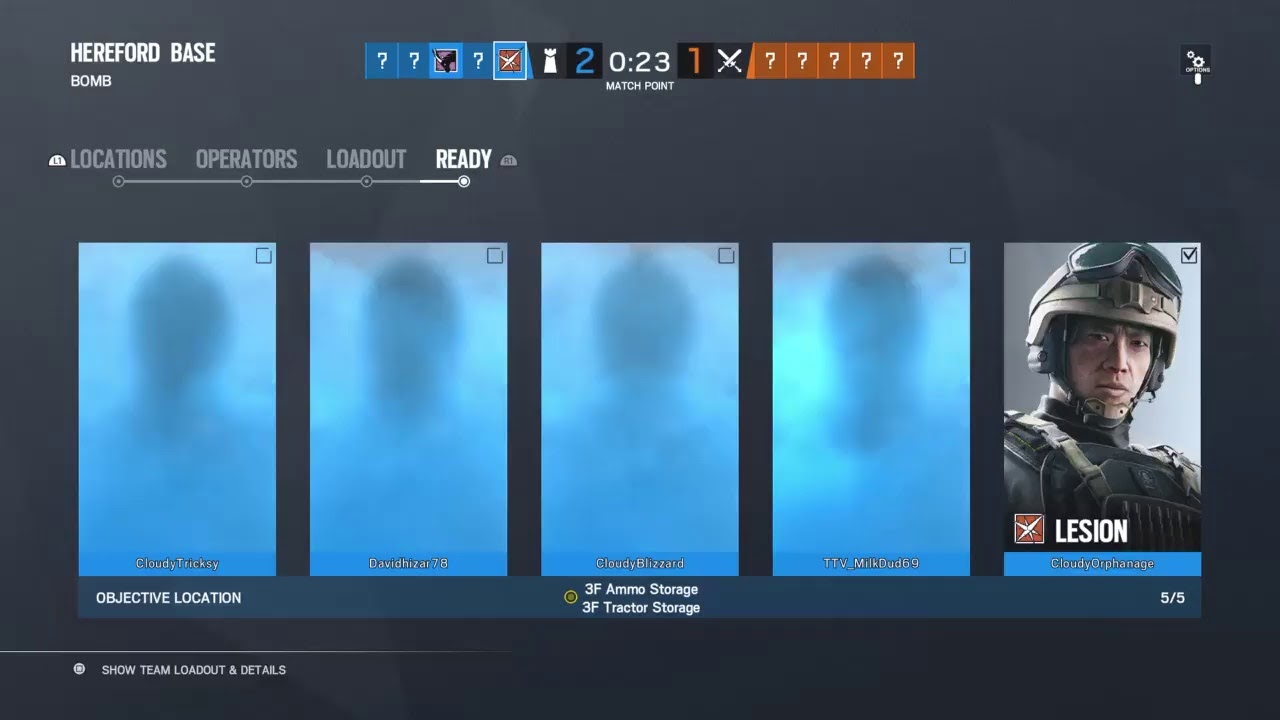 Playing siege with new season 5 character - YouTube