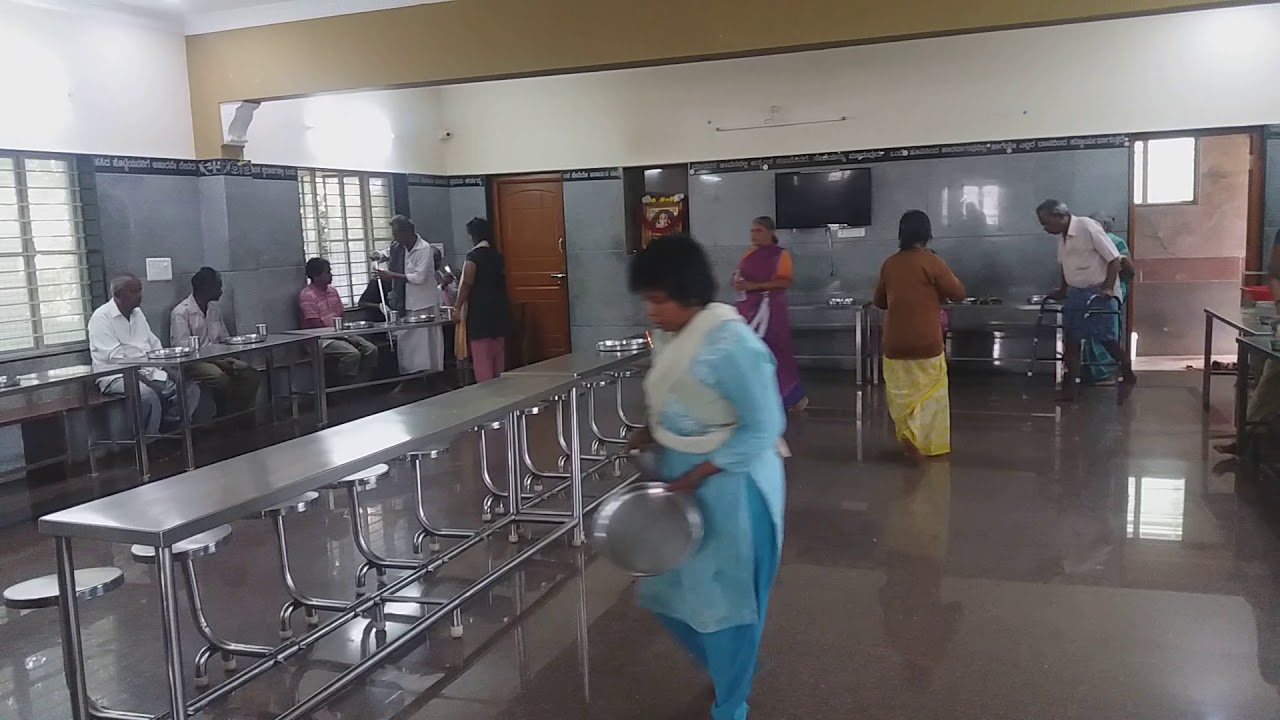 Elders assembling at Dining Hall to accept our food - 32nd Joint Food ...