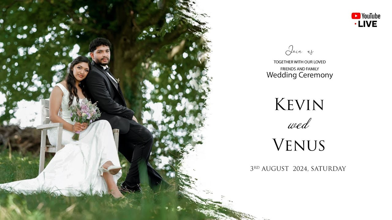WEDDING LIVE STREAMING || KEVIN & VENUS || - YouTube