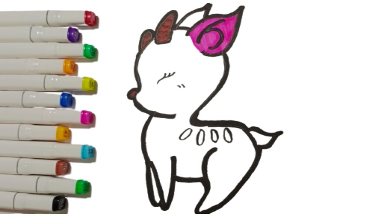 CARA MENGGAMBAR BAYI RUSA SI KUPING MERAH MUDA YANG LUCU - BECO ART ...