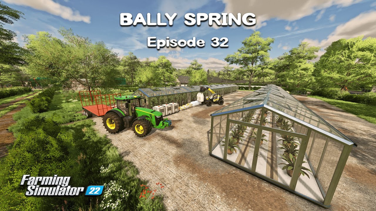 Building Greenhouses for BAMBOO and ALOE VERA, Plowing Fields | Bally ...