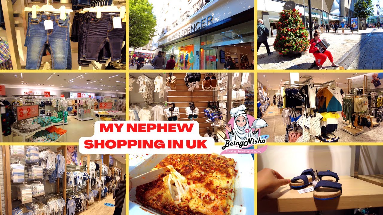 My Nephew's Shopping In UK || Beingnisho || #pakistan #shopping # ...