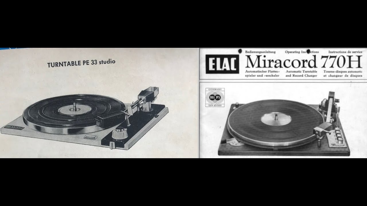 Elac Miracord 770H vs Perpetuum Ebner PE33 Studio - YouTube