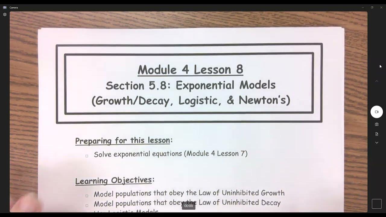 Module 4 Lesson 8 Intro - YouTube
