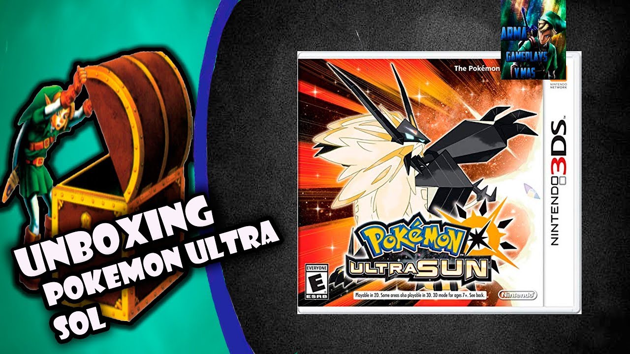 Pokémon Ultra Sol Unboxing - Nintendo 3DS - Desempaquetado en Español ...