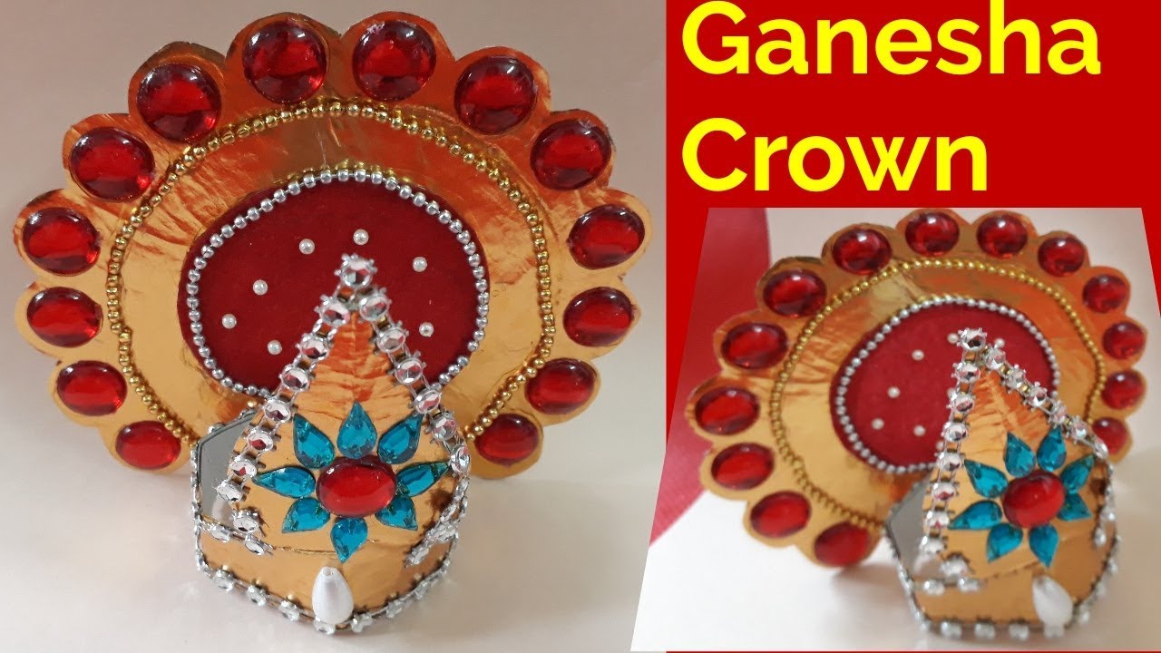 Mukut For Ganpati || Mukut For Mata Rani | Mukut for laddu gopal | How ...