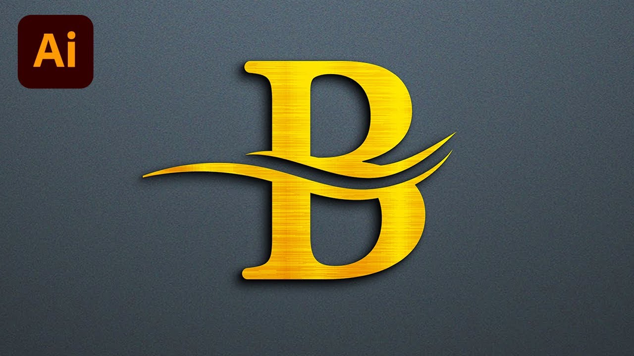 Logo design illustrator | Design a Textured B Letter Logo in Adobe ...