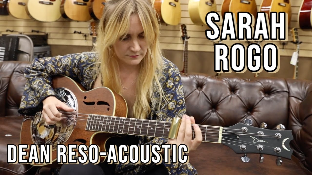 Sarah Rogo playing a Dean Reso-Acoustic at Norman's Rare Guitars - YouTube