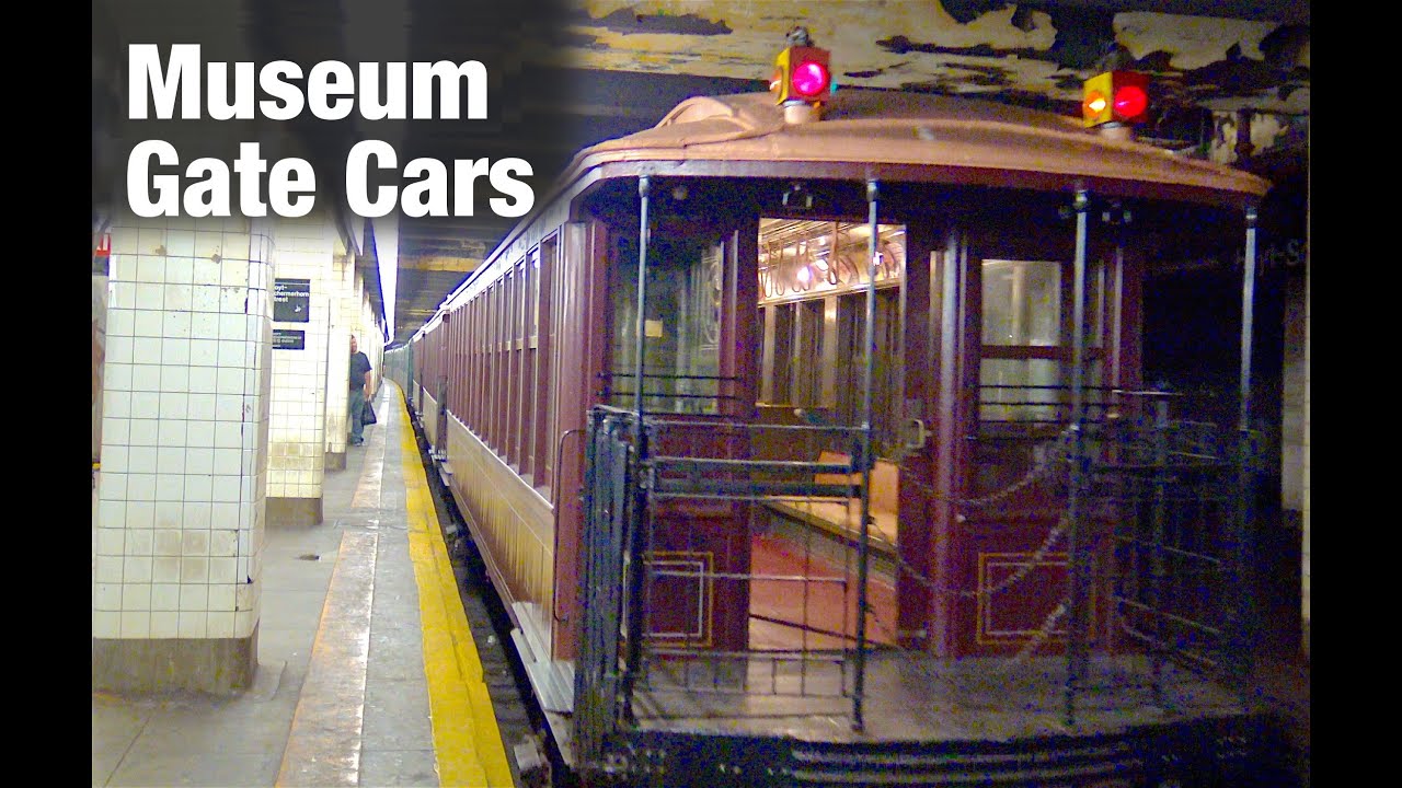 ⁴ᴷ Museum R9s and Gate Cars passing through Hoyt-Schermerhorn Streets ...