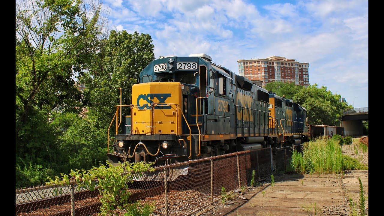 CSX Local L133-06 with TWO Ex Conrail GP38-2's in Alexandria, VA | 7/6/2022 - YouTube