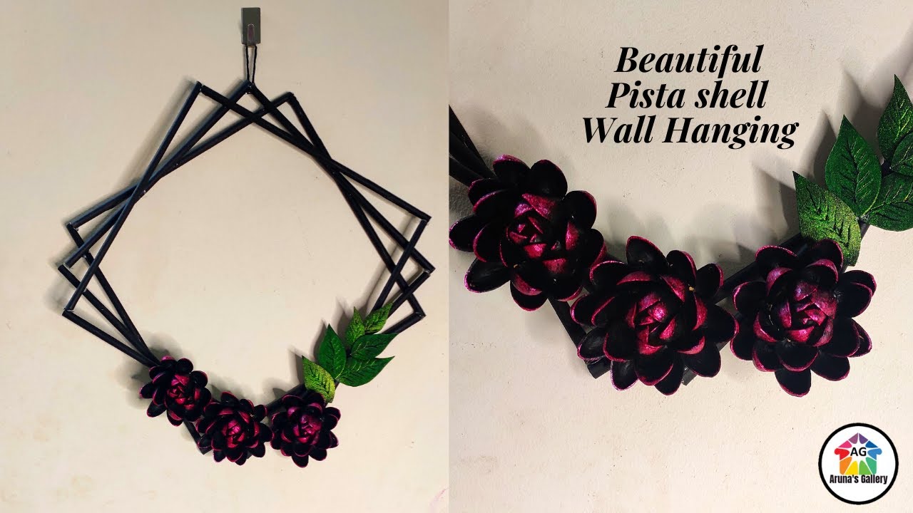 Pista Shell Craft Wall Hanging Idea | Pistachio craft idea | Best Home ...