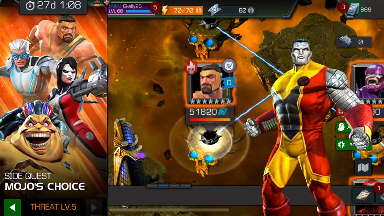 Colossus destroys Mojo's Choice Hercules boss - YouTube