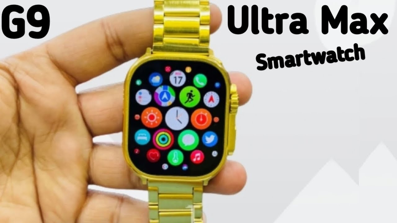 G9 Ultra Max Smart Watch || Fendior America | Gold Edition - YouTube