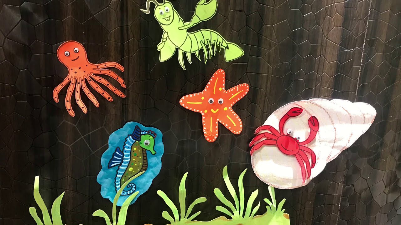 Five Little Creatures - YouTube